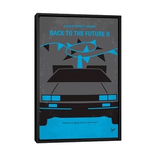 iCanvas "Back To The Future II Minimal Movie Poster" by Chungkong Framed Canvas Print - Bed Bath ...